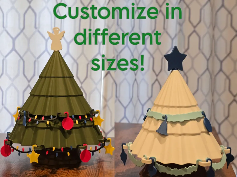 Decoratable Christmas Tree by Fearlesskoolaid - MakerWorld