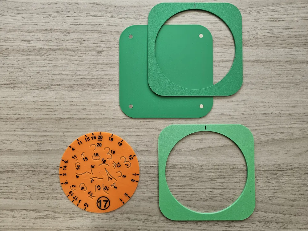 Twist Art 17 Violets - Rotary Drawing Stencil by THIMM1 MakerWorld ...