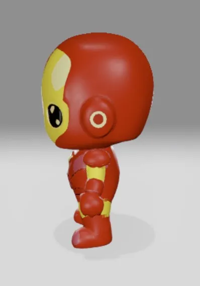 Iron Man figure character Full Suit POP style by smigi - MakerWorld