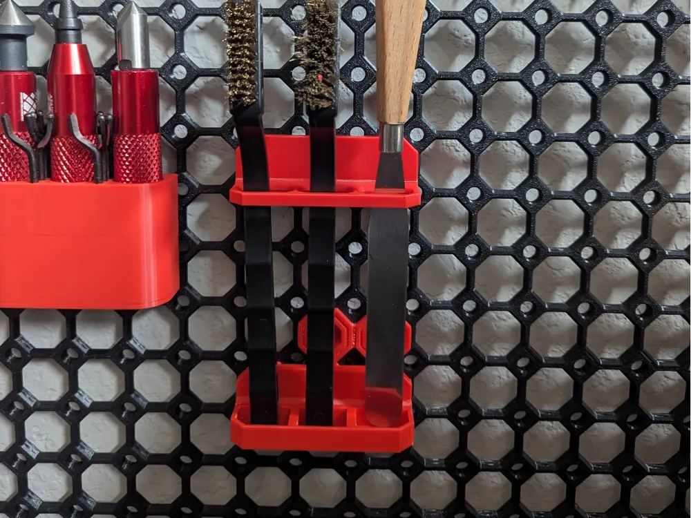 Multiboard 3 Slot Tool Holder - Push Fit by Cryptk - MakerWorld