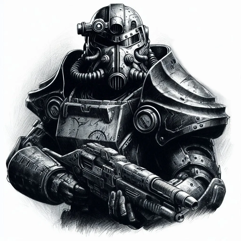 Fallout - Power Armor - Hueforge by BeaN - MakerWorld