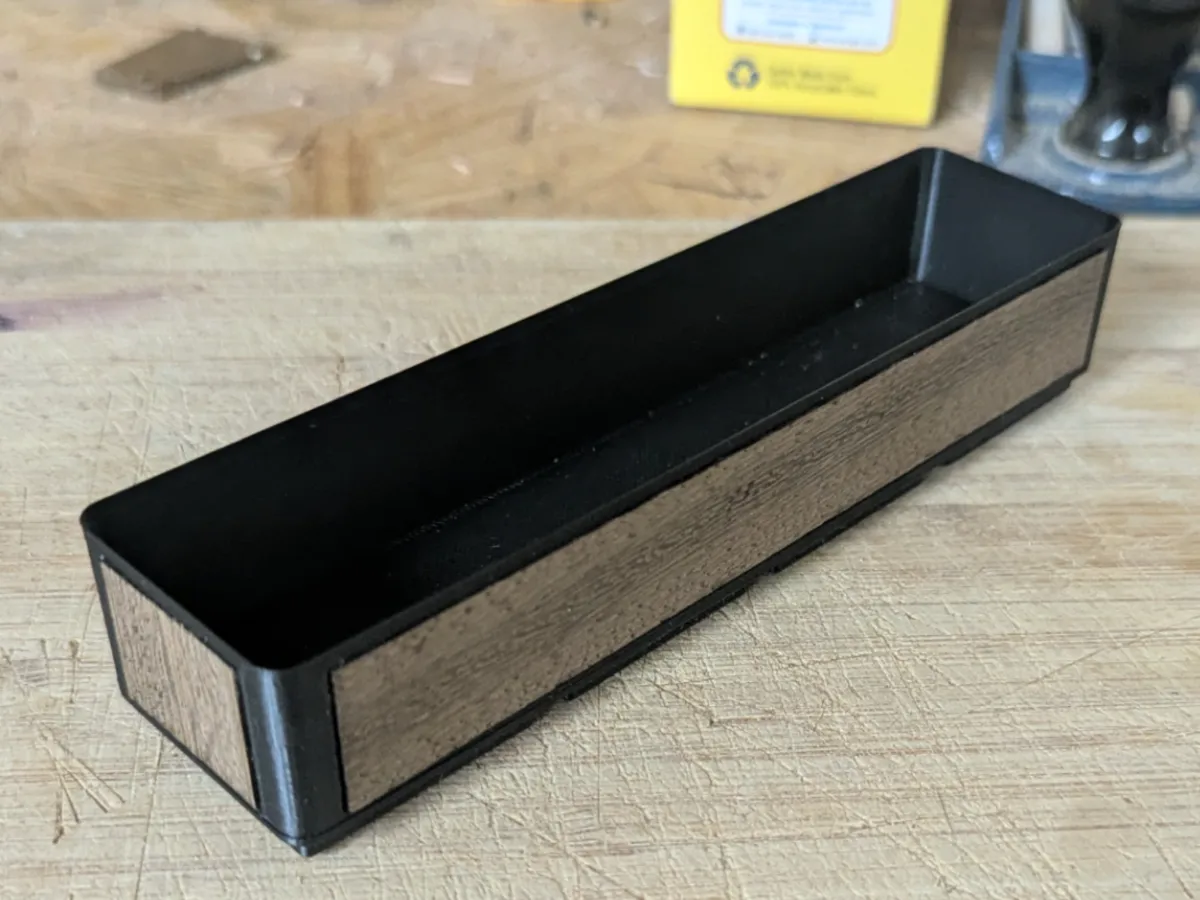 Gridfinity Wood Veneer Inlay Bin - Free 3D Print Model - MakerWorld