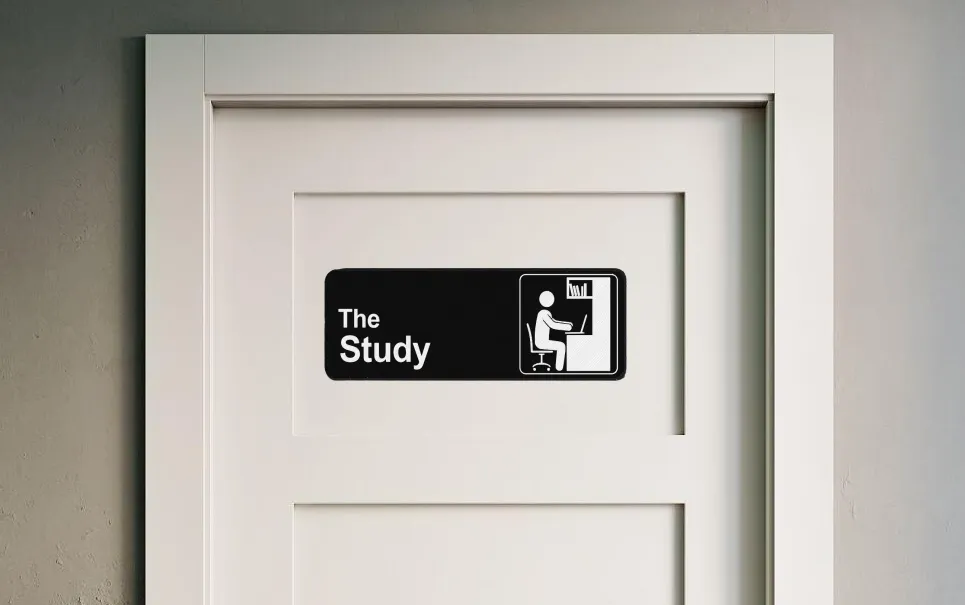 The Study room sign - The Office TV Series by BuzzEye - MakerWorld