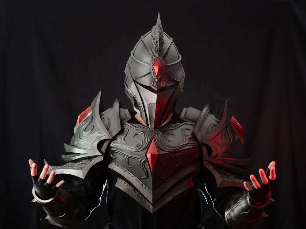 Shadow-Forged, Armor of the Dark Knight - MW Heros by sarwtin MakerWorld: Download Free 3D Models