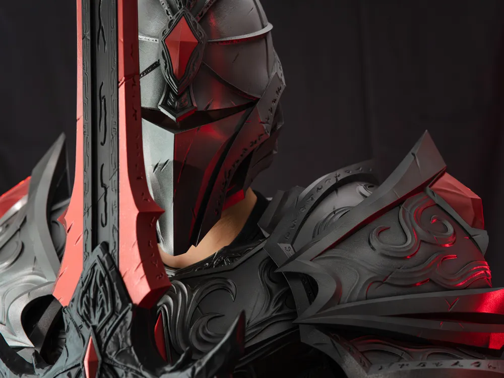 Shadow-Forged, Armor of the Dark Knight - MW Heros by sarwtin MakerWorld: Download Free 3D Models