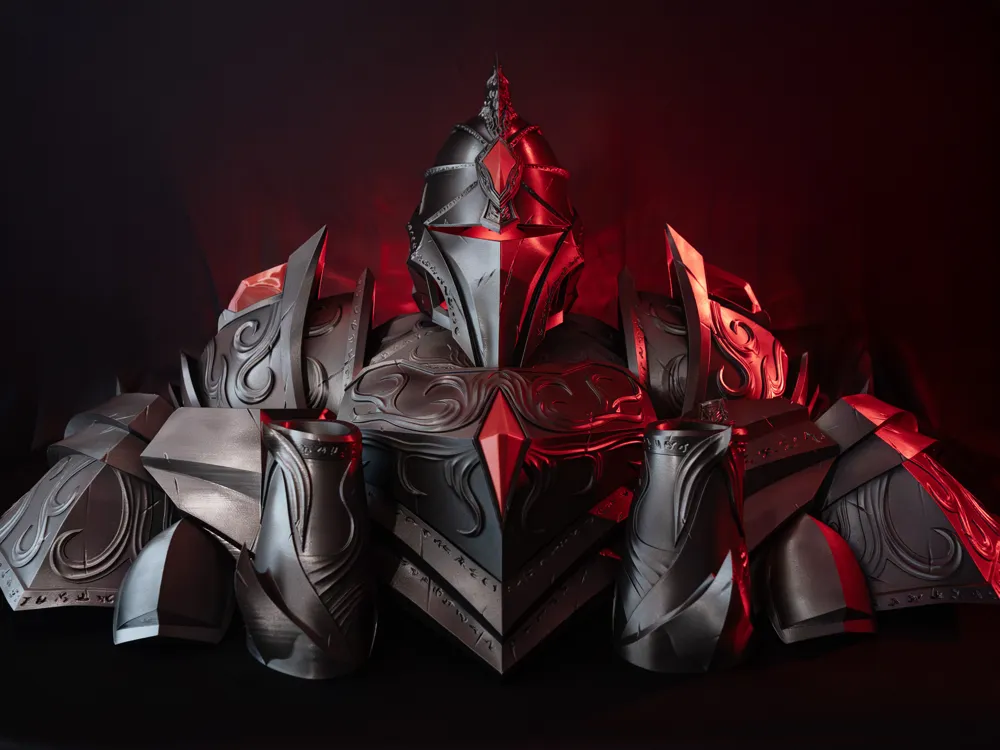 Shadow-Forged, Armor of the Dark Knight - MW Heros by sarwtin MakerWorld: Download Free 3D Models