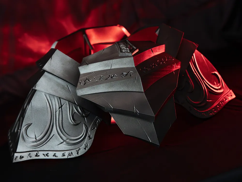 Shadow-Forged, Armor of the Dark Knight - MW Heros by sarwtin MakerWorld: Download Free 3D Models