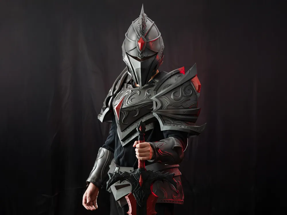 Shadow-Forged, Armor of the Dark Knight - MWH - Free 3D Print Model ...