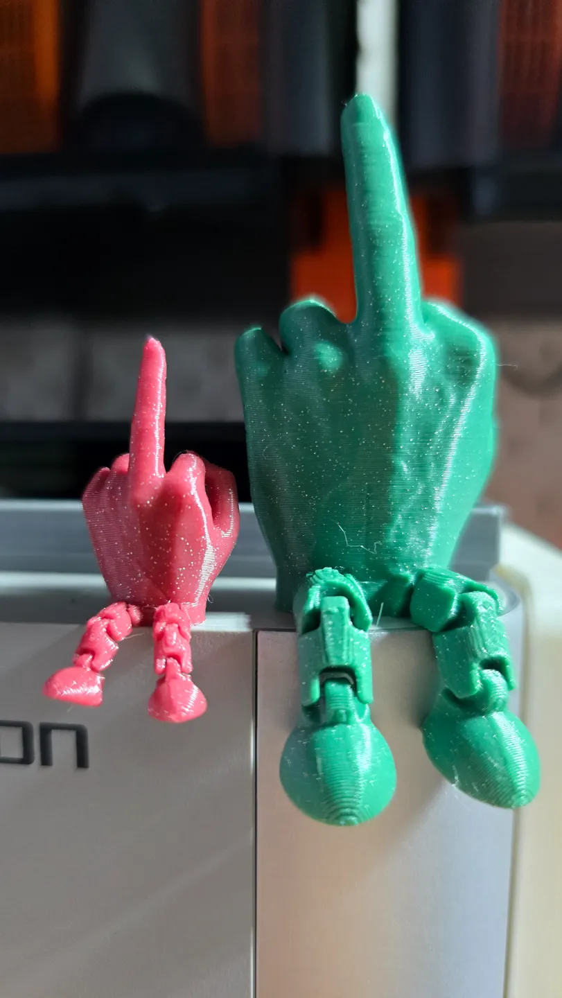 Articulated Rock ,Hand Flexible Beine Remixed by 3DMetalCave MakerWorld ...