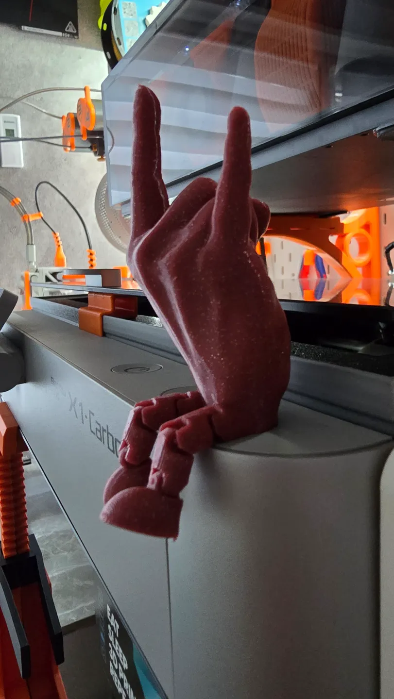 Articulated Rock ,Hand Flexible Beine Remixed by 3DMetalCave - MakerWorld