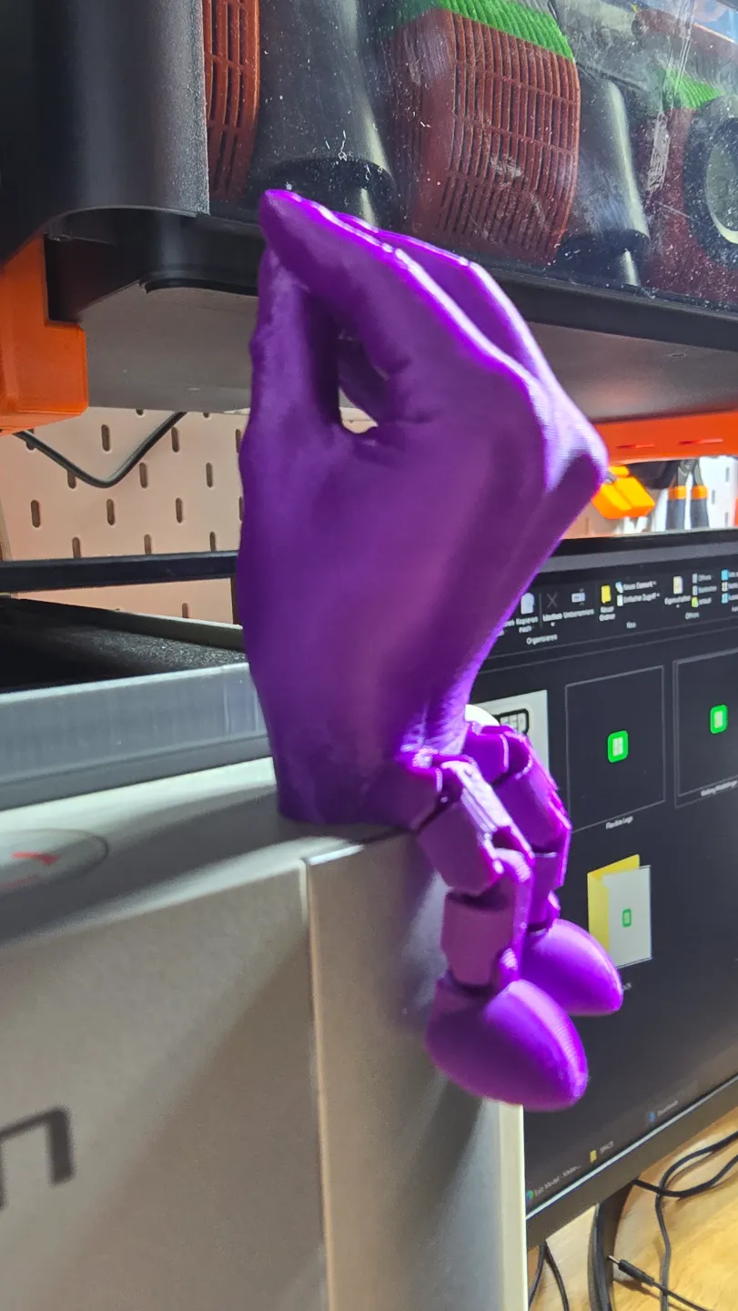 Articulated Rock ,Hand Flexible Beine Remixed by 3DMetalCave MakerWorld ...