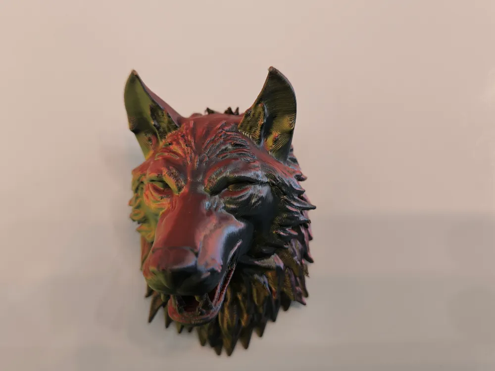 Wolf Head Wall Decor by RUMcajz MakerWorld: Download Free 3D Models