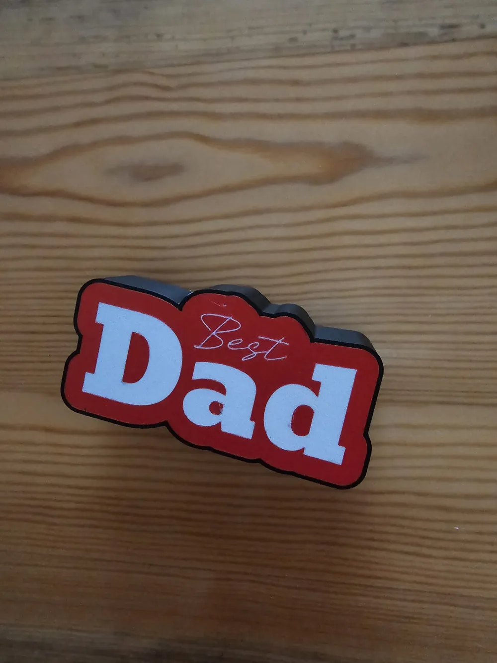 Best Dad Lightbox – Lightbox as a Father's Day Gift - Free 3D Print ...
