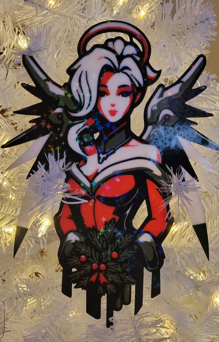 Elegant Christmas Mercy by GamerCouple - MakerWorld