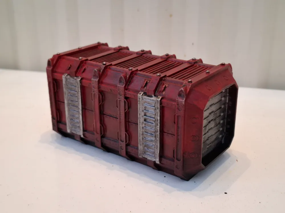 40k Shipping Container Remixed by PCEK MakerWorld: Download Free 3D Models