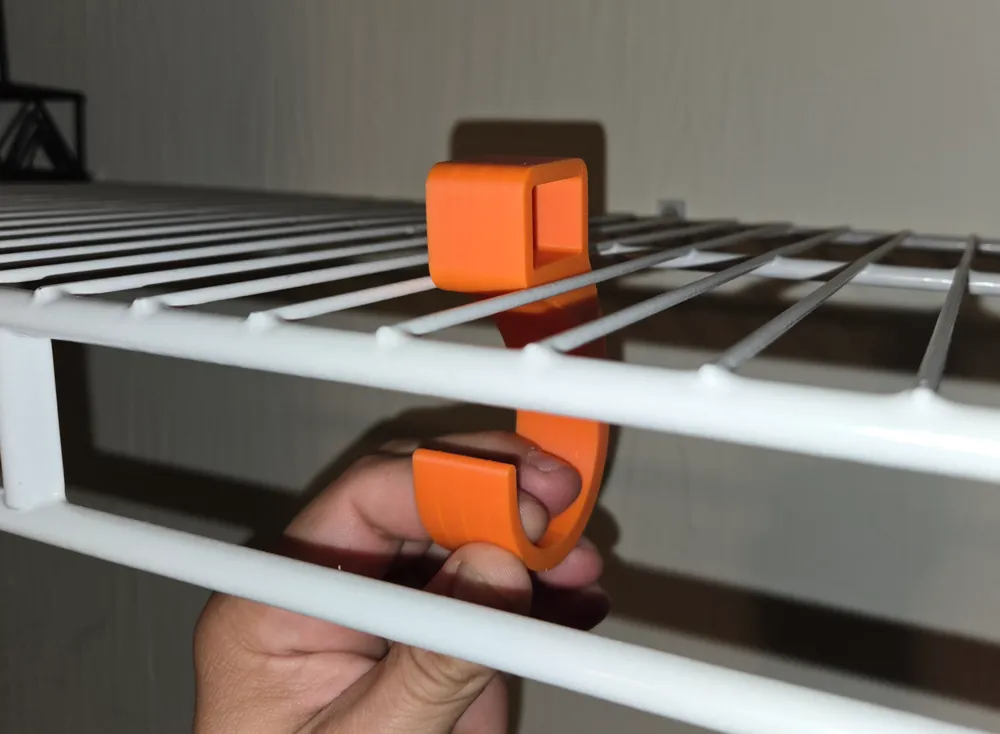 Wire Shelf Hook, Large by wallacej981 MakerWorld: Download Free 3D Models