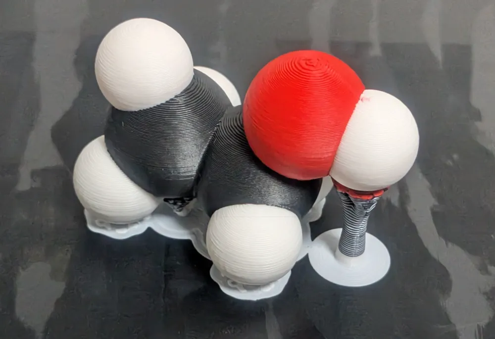 Ethanol Molecular Model - Free 3D Print Model - MakerWorld