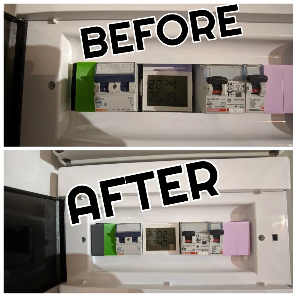 barra din Sonoff Pow ct Ring , POW e TH ELITE by Mirko5 - MakerWorld