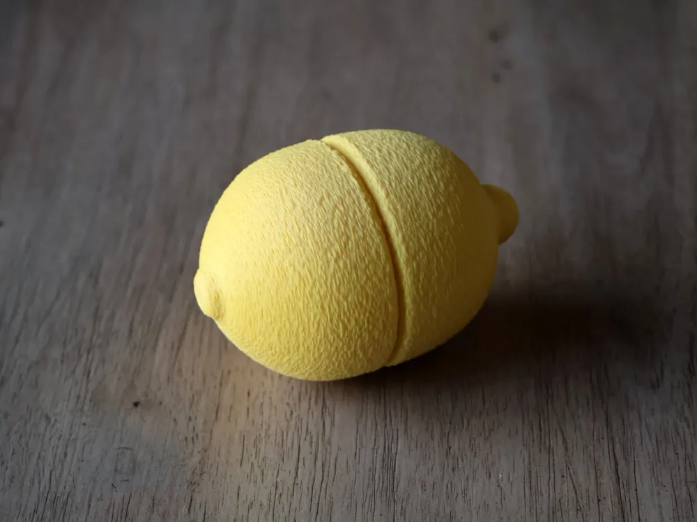 Sliceable magnetic lemon toy - Free 3D Print Model - MakerWorld