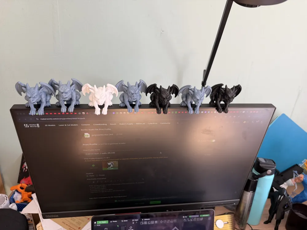 Gárgula Companheira de Monitor por Salewski3D MakerWorld: Baixe modelos 3D gratuitos