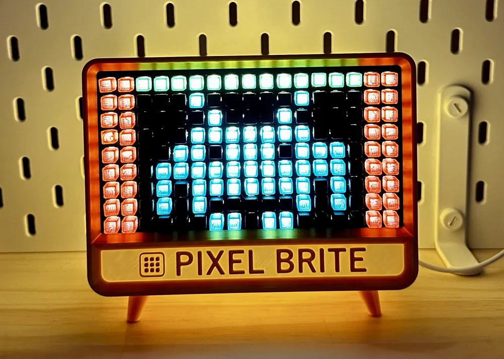 Pixel Brite – Snap-Together Retro Pixel Display by 5er MakerWorld ...