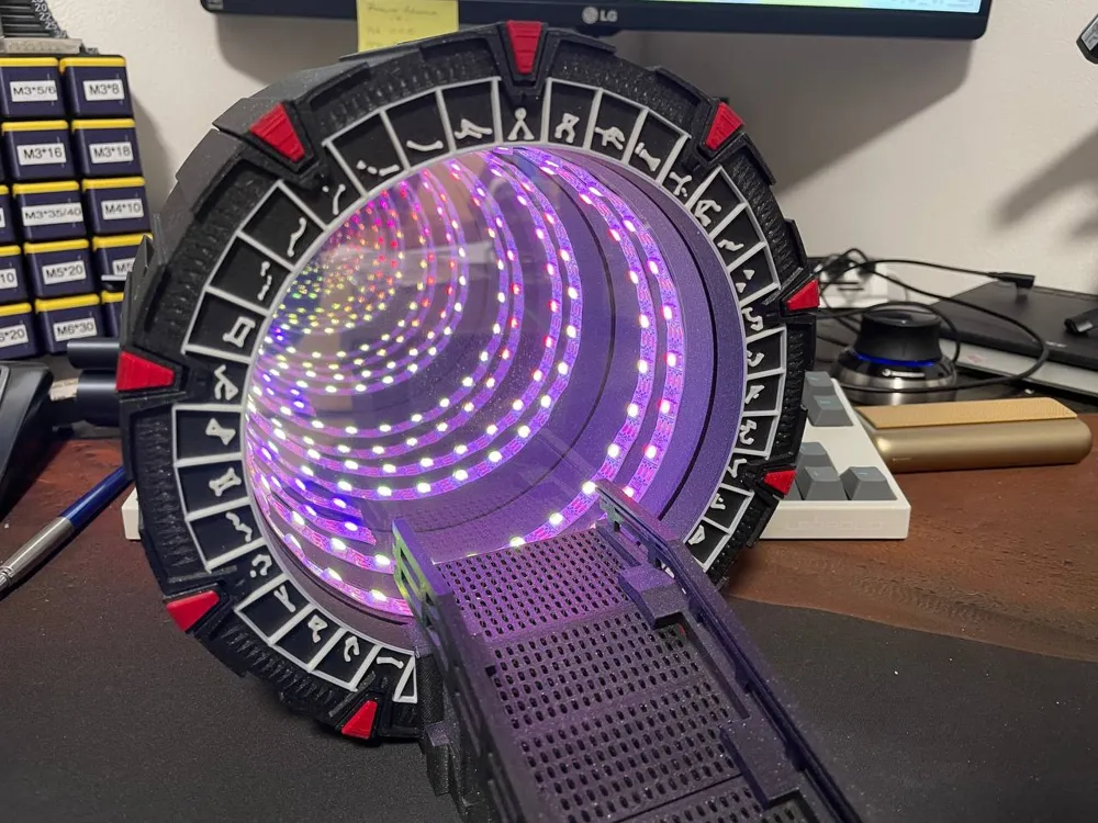 StarGate Infinity Mirror - Anycubic Kit - Free 3D Print Model - MakerWorld