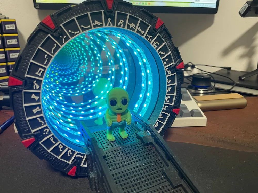 StarGate Infinity Mirror - Anycubic Kit - Free 3D Print Model - MakerWorld
