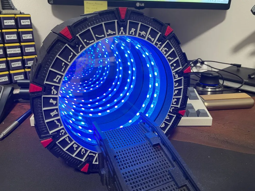StarGate Infinity Mirror - Anycubic Kit - Free 3D Print Model - MakerWorld