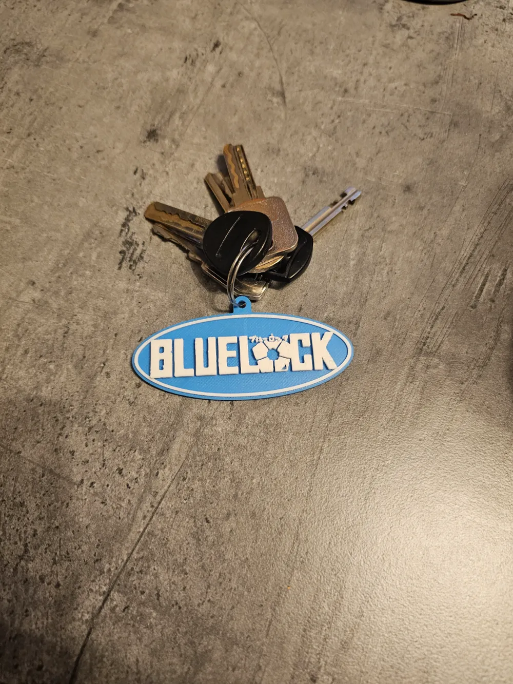 Bluelock Logo Keychain by D4RK - MakerWorld
