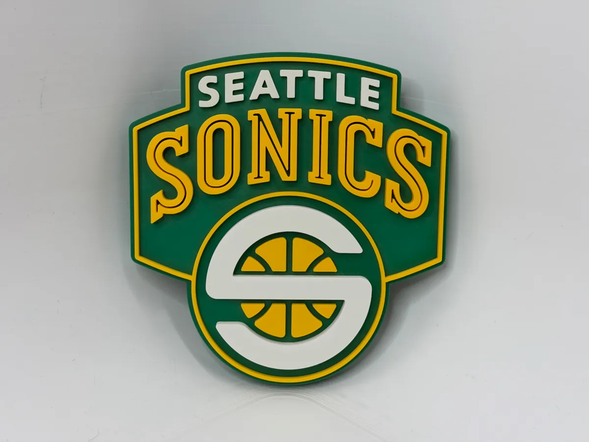Seattle Supersonics Logo 2001 by ABeezy13 MakerWorld: Download Free 3D ...
