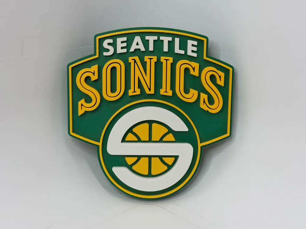Seattle Supersonics Logo 2001 by ABeezy13 MakerWorld: Download Free 3D ...