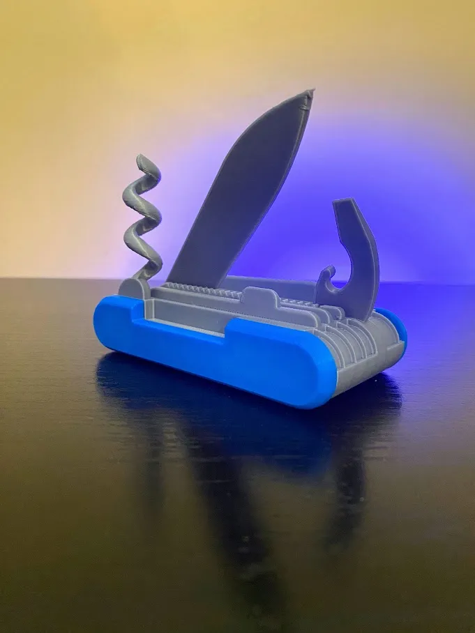 Swiss Army Phone Holder by JT40 3D MakerWorld: Download Free 3D Models