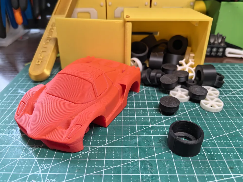 Ferrari Enzo Egg Car by LK玩具制造MakerWorld: Download Free 3D Models