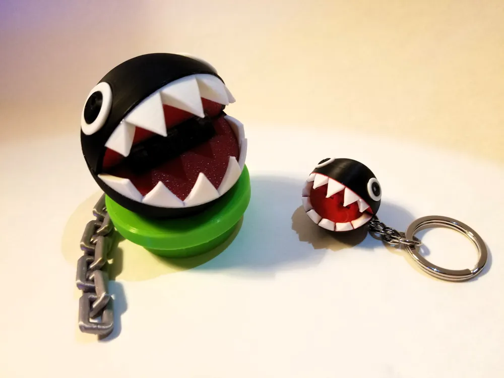 Chain Chomp - V2 Update + Mini Version! by N426 MakerWorld: Download Free 3D Models