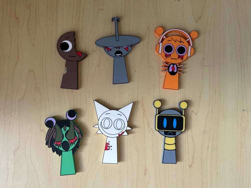 Sprunki Horror Versions Figure Pack 1 by BBN GRAFX - MakerWorld