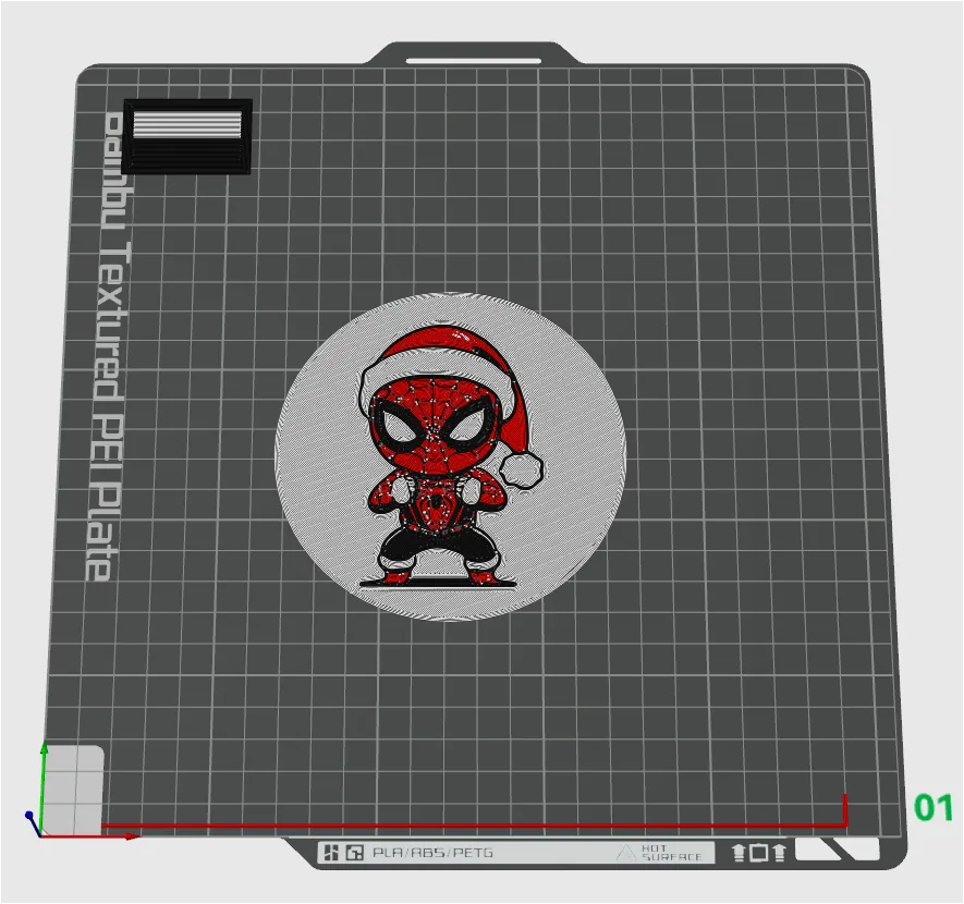 Christmas Spider-Man Coasters by mail.iou - MakerWorld