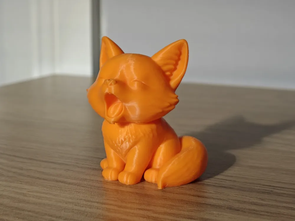 Cute Yawning Fox by AK MakerWorld: Download Free 3D Models