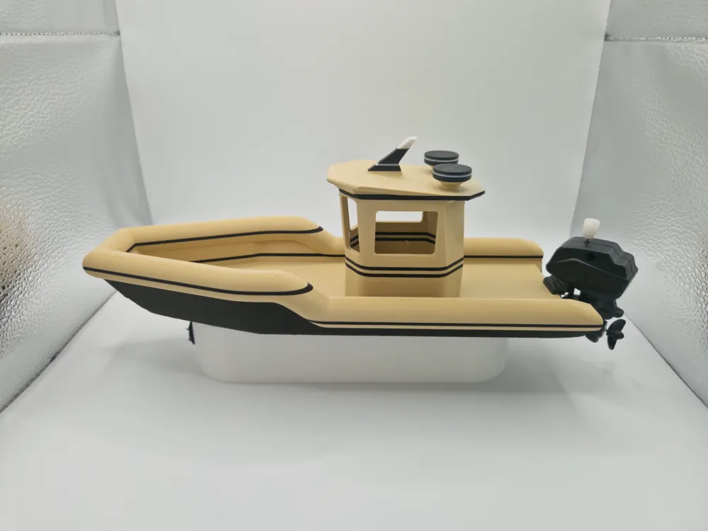 Lifeguard / Military Bathtub Boat for Kit 10 Motor by 3D_WorldDesign ...