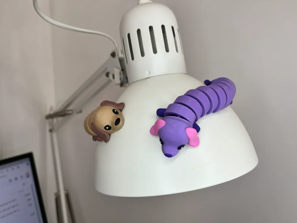 Cute Flexi Pets Long Puppy Dog (Keychain & Magnet) by Valeria Momo ...