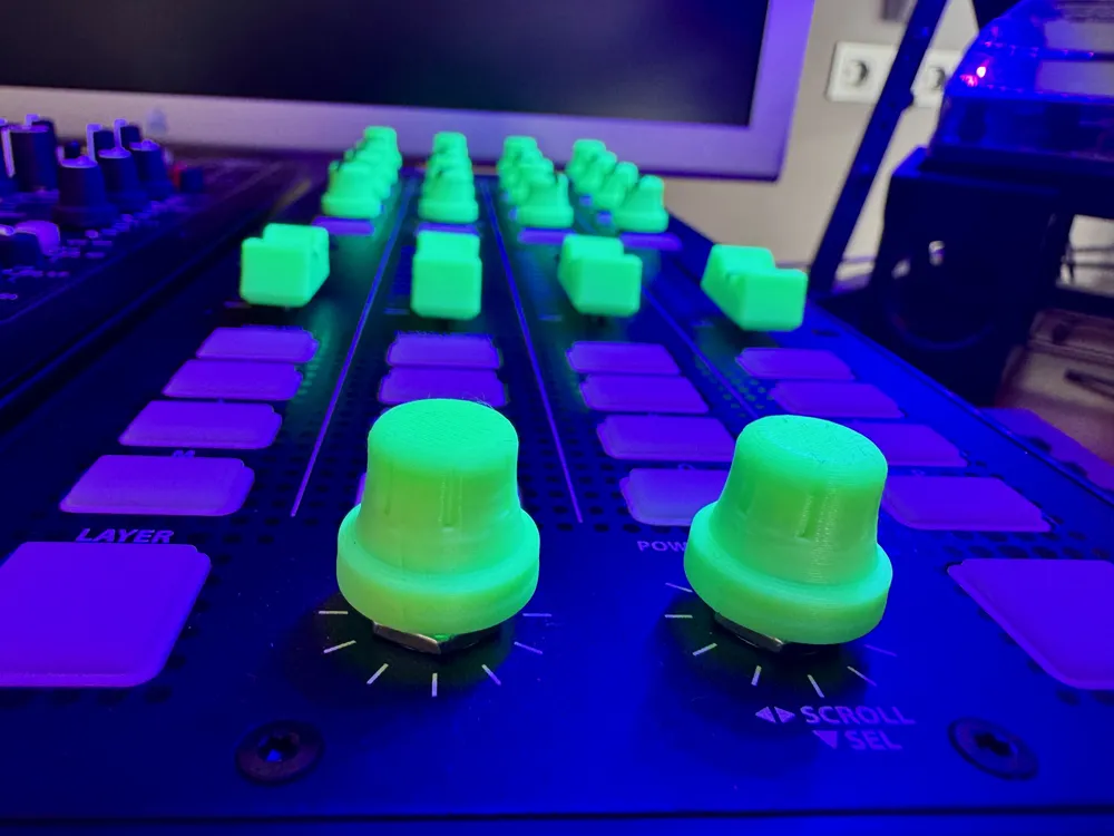 GlowControl DJ Knob and Fader Set - Free 3D Print Model - MakerWorld