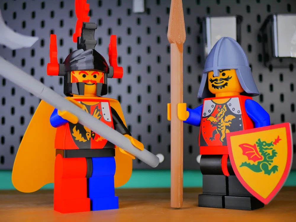 5-1 Classic Castle Dragon Master Figure by Panic & Confusion MakerWorld ...