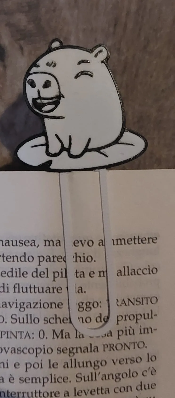Bookmark Capibara - Free 3D Print Model - MakerWorld