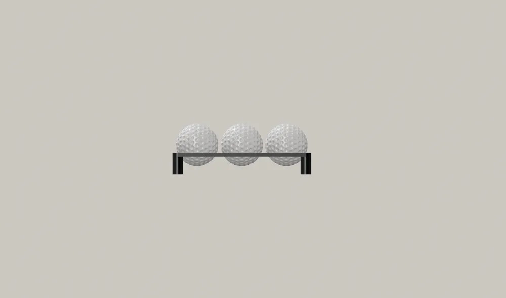 Golfball Display Rack 12 | Holder & Organizer - Free 3D Print Model ...