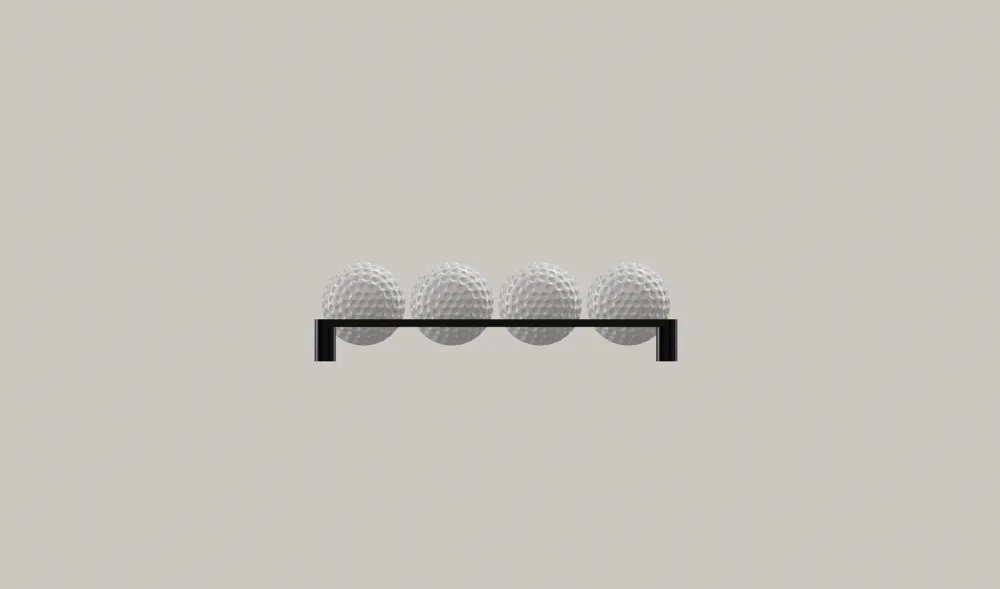 Golfball Display Rack 12 | Holder & Organizer - Free 3D Print Model ...