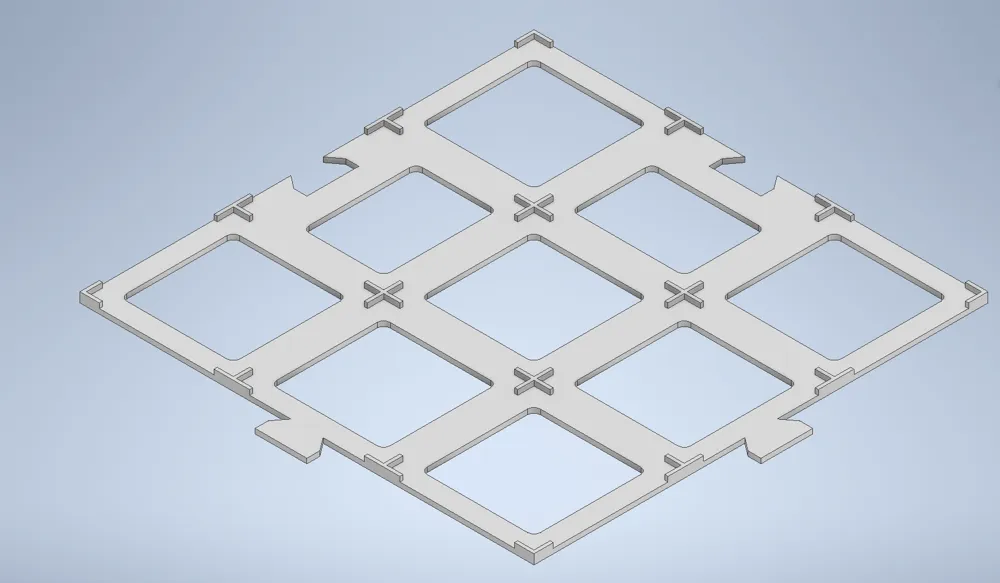 Carcassonne Gitter – Kostenloses 3D-Druckmodell – MakerWorld