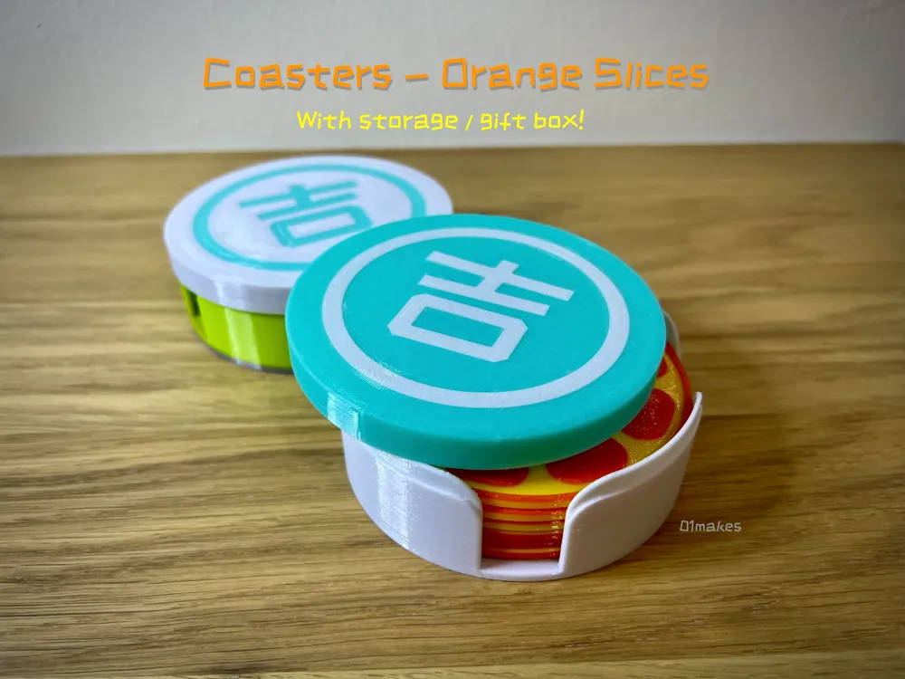 Coaster - orange slice coasters for your drinks - with gift box by ...