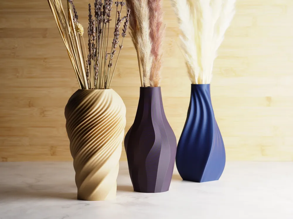 KuraLoop Serene Vase with Watertight Insert by 3D Farmers MakerWorld: Download Free 3D Models