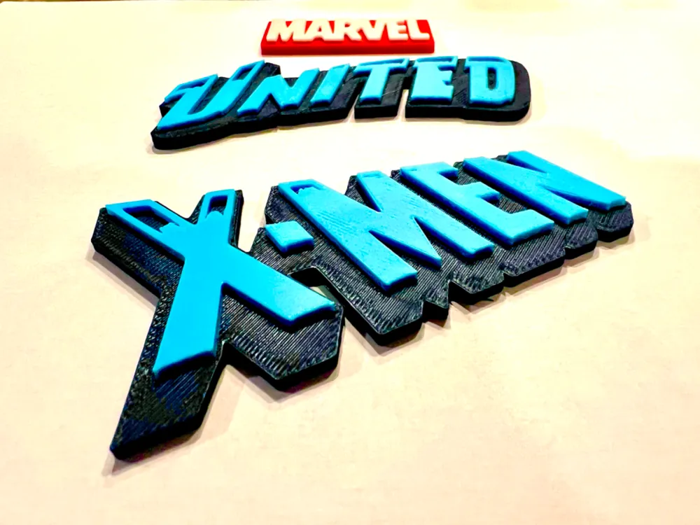 Marvel, vereinte & X-Men Logos von 3D Noob - MakerWorld