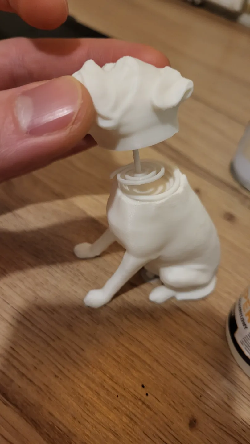 Bouncing head boxer breed dog by Adam MakerWorld: Download Free 3D Models