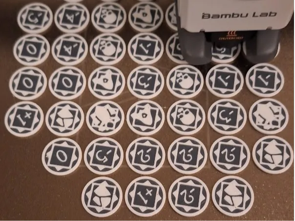 Arkham Horror LCG Chaos Tokens Remixed by jkwestin MakerWorld: Download ...